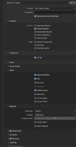 Blender - best options to export as GLTF/GLB format - Web Creative